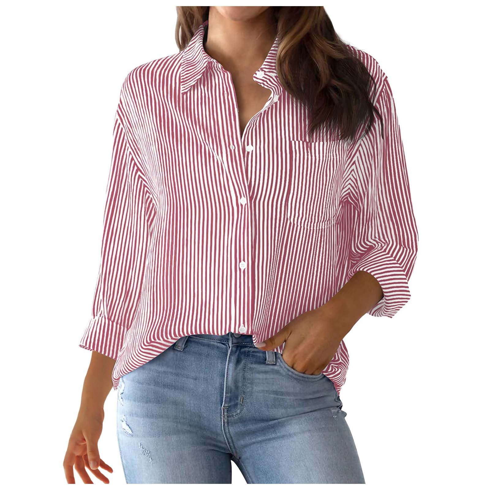 Click here for Xiaowwww Long Sleeve S Big Colla Shirts For Women... prices