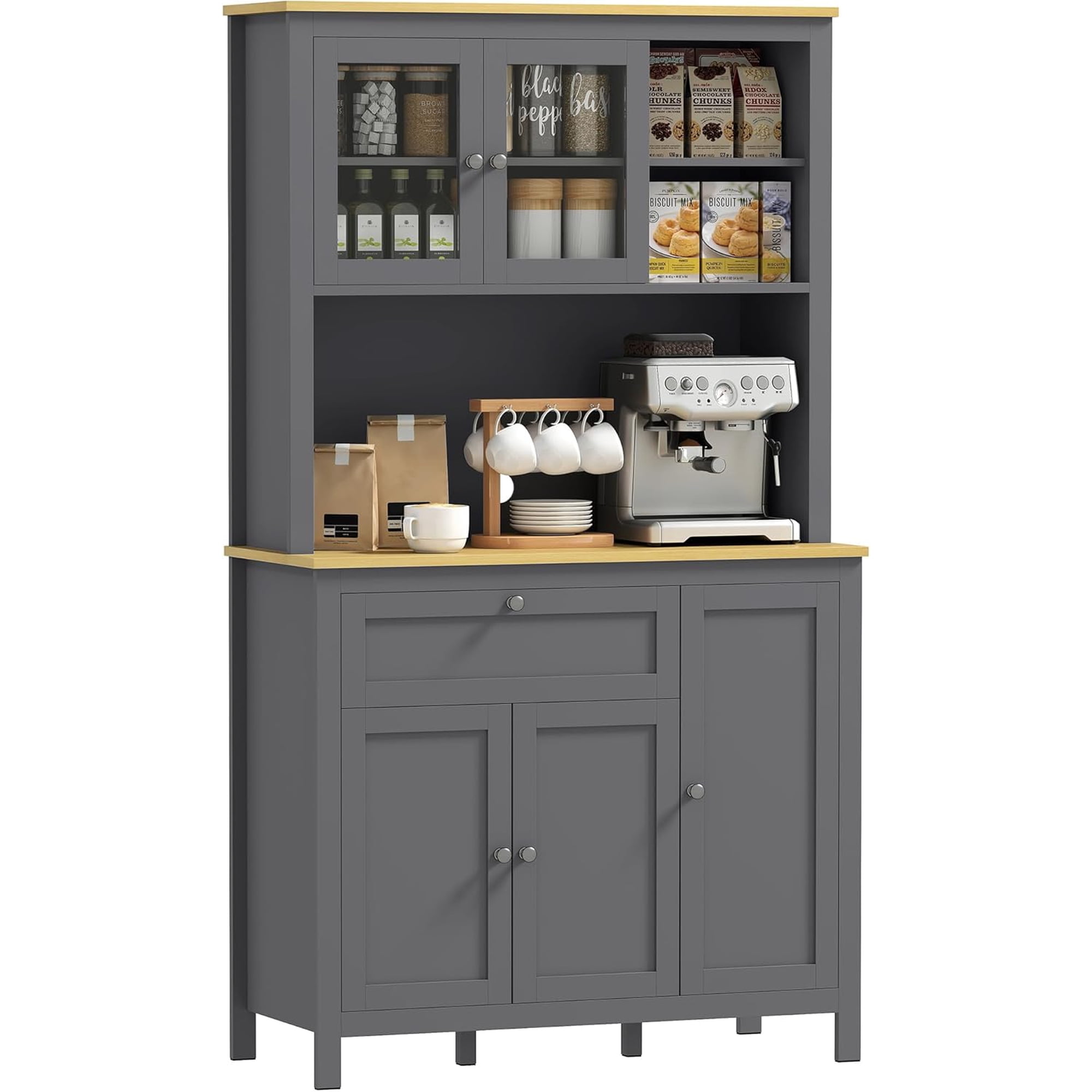 Click here for Fzza 71 Kitchen Pantry Cabinet  Wide Buffet Cabine... prices