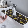 Vsdgher yellow Pumpkin Corn Kitchen Sink Splash Guard Faucet Mat -1 PC ...