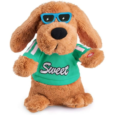 Green Musical Dancing Singing Electronic Dog Interactive Puppy Pet Toy ...