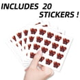 20pc Self-Adhesive Paper Decorative Stickers for Party Decorative ...
