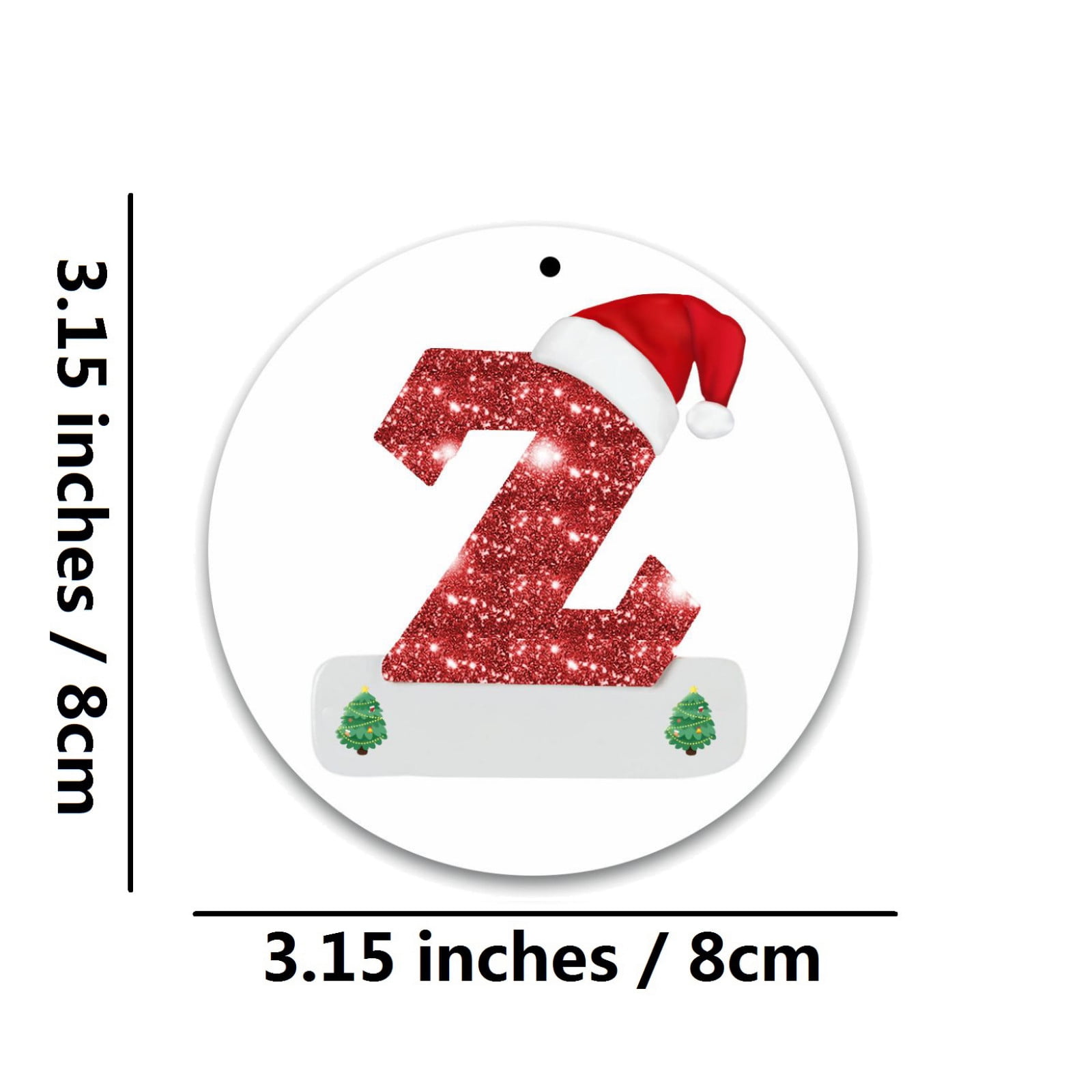 Rbaofujie Christmas Tree Decorations Christmas Alphabet Decorations Personalized For Gift Christmas Tree Hanging Ornament Diy Decorations Christmas De