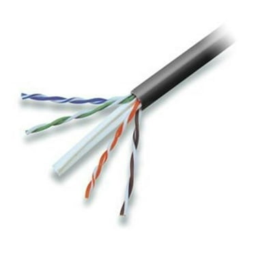 Vextra V6C5E Siamese RG6 Coaxial/Cat-5E Cable, 1,000', Black - Walmart.com