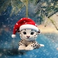 TIELUTT Cute Leopard Baby Christmas Tree Charm Leopard Baby Car ...