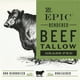 EPIC Beef Tallow, Grass-Fed, Keto Friendly, Whole30, 11oz Jar - Walmart ...