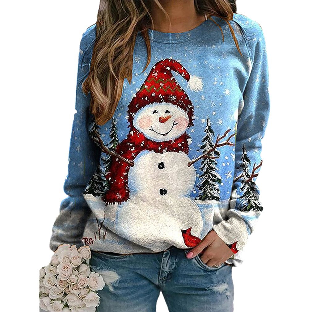Click here for New. Fashion New Style Tops Autumn Women Christmas... prices