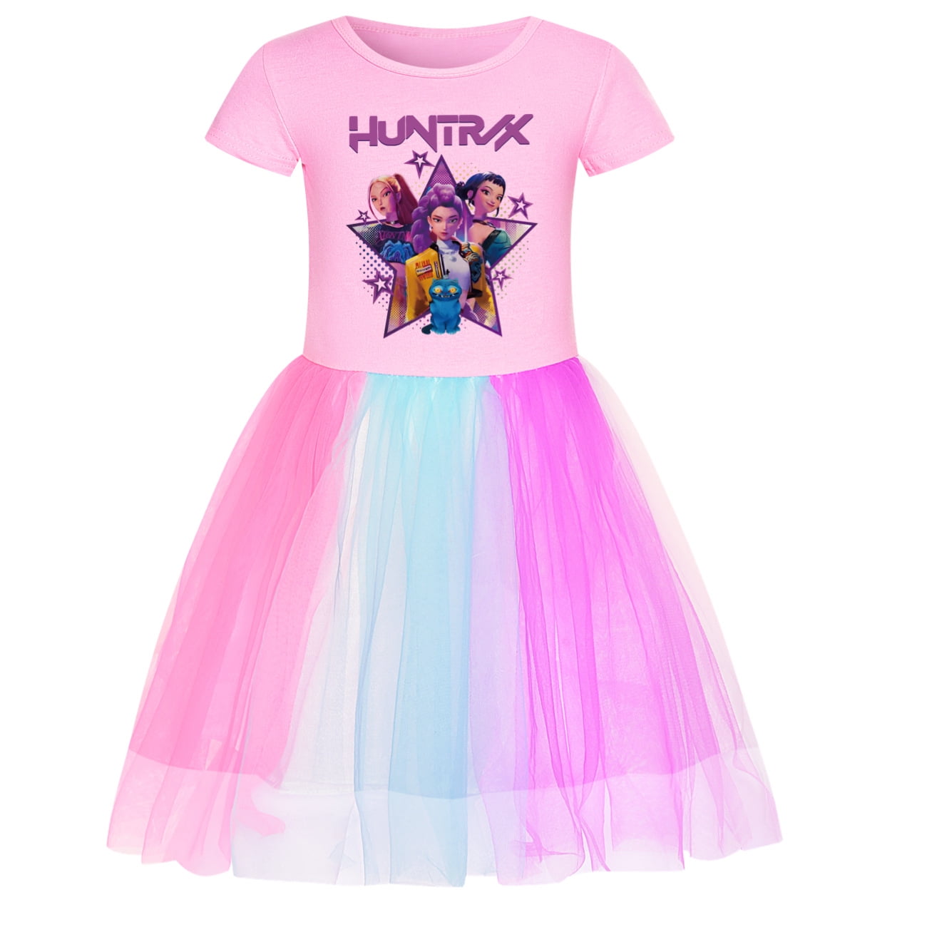 Click here for Abccc Kpop Witcher Girls Star Dress Rainbow Lace D... prices