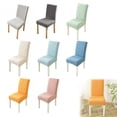 Agiufgs Dining Chair Cover Stretchable, Elastic Bottom, for Dining Room ...