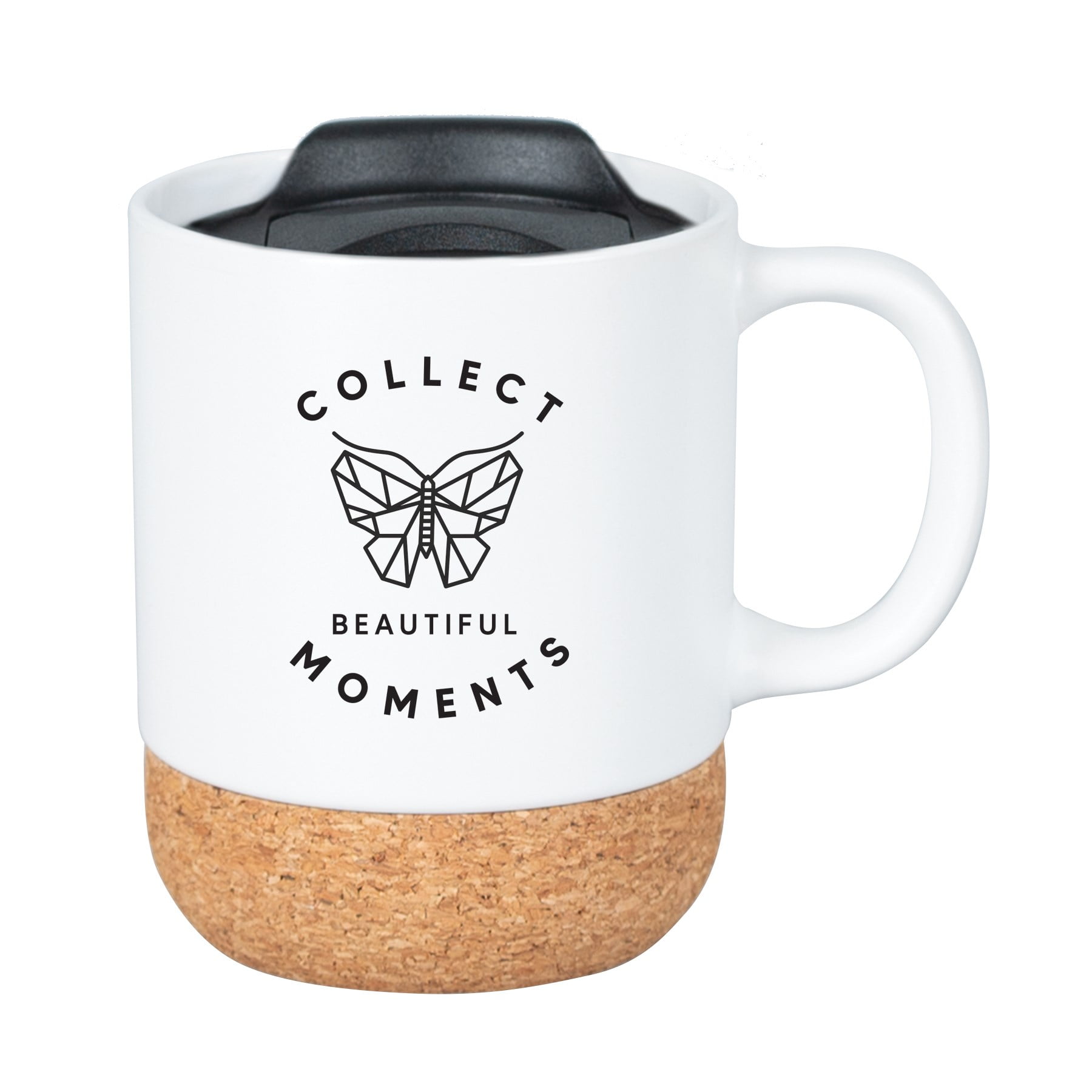 DEXSA Collect Beautiful Moments Designer Cork Bottom Mug with Lid - 14 ...
