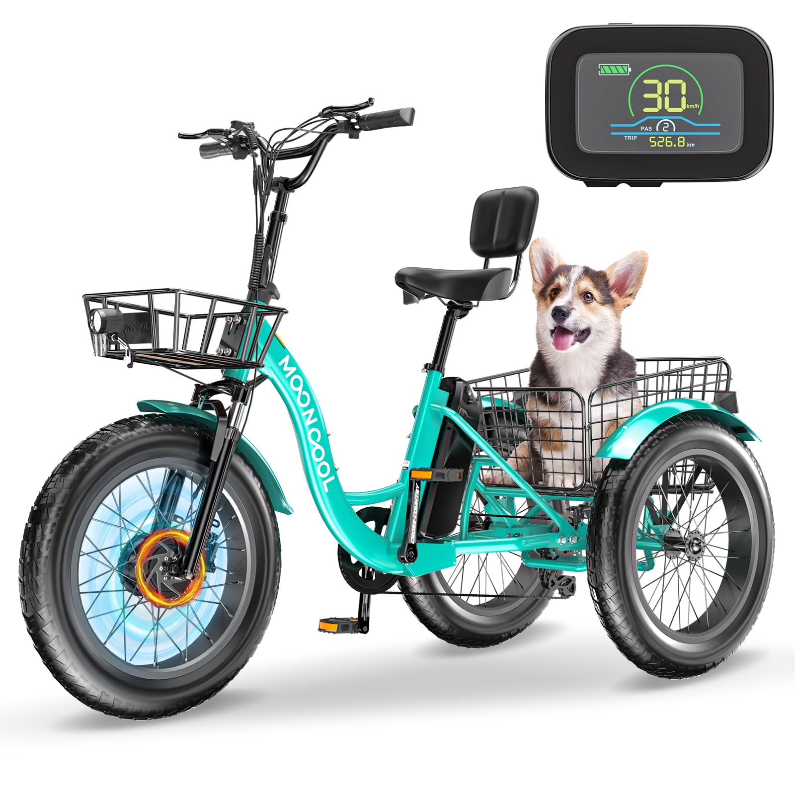 Click here for Mooncool 750w Motor Electric Tricycle For Adults... prices