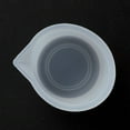1pc Silicone Measuring Cup DIY Epoxy Craft Mold Tools White 6.7x5.6x6 ...
