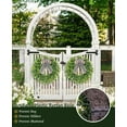 24-26'' Large Boxwood Wreath for Front Door, Porch, Window - Foldable ...