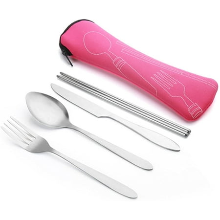 Stainless Steel Bento Box Cutlery Set Portable Lunch Cutlery Set ...