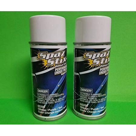 Spaz Stix 2 Pack SZX05209 Color Changing Paint Orange / Purple / Teal ...