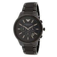 Emporio Armani Black Stainless Steel Chronograph Men's Watch, AR2485 ...