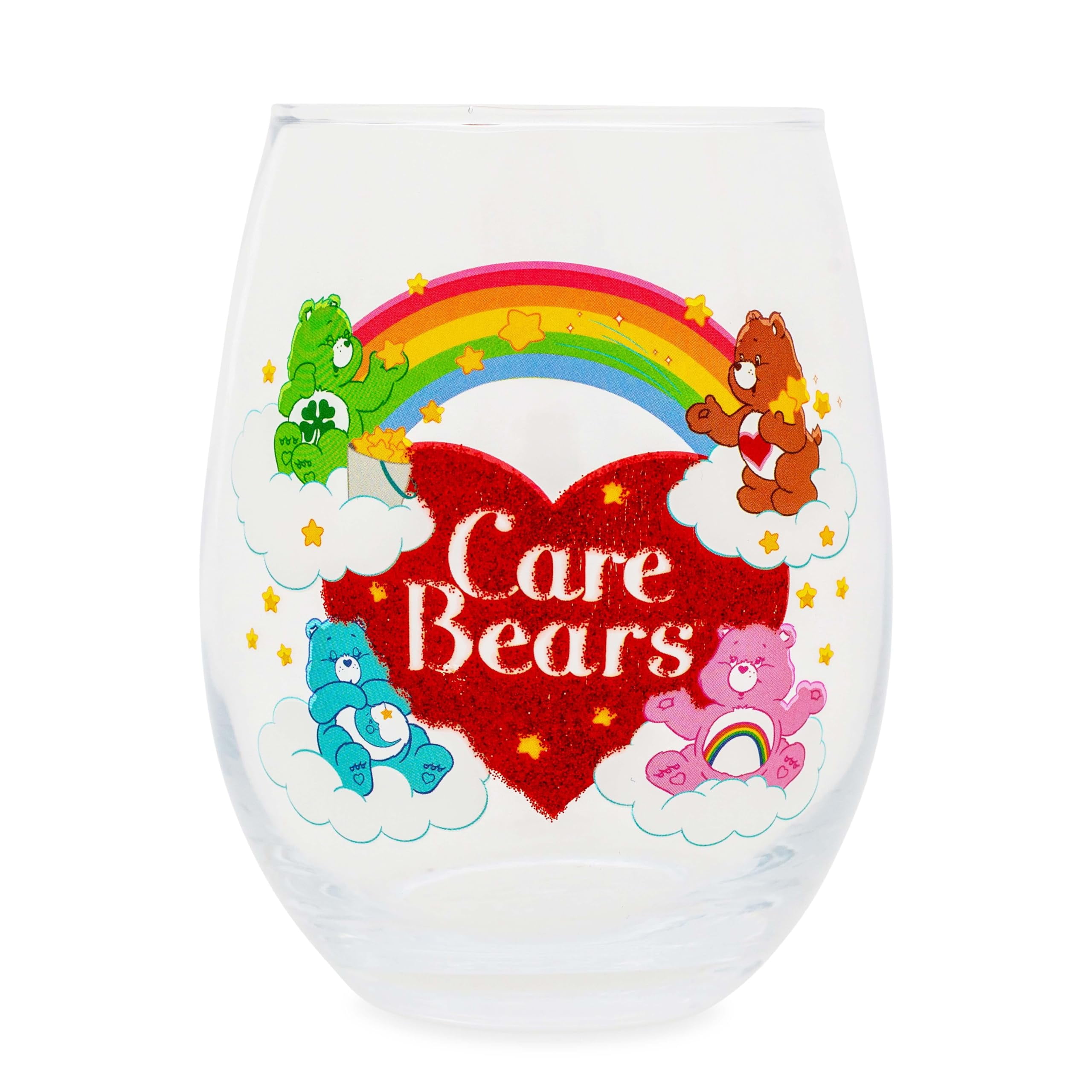 Copa de vino Silver Buffalo Care Bears Rainbow Heart 600 ml | Bodega ...