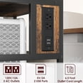 IDEALHOUSE Large Printer Stand with Power Outlets and USB Charging ...