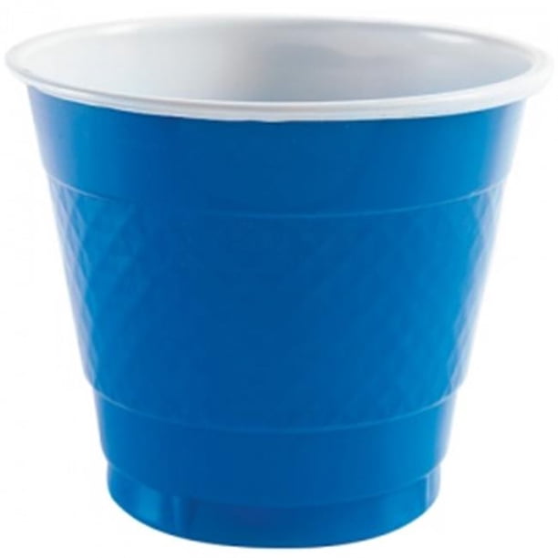 Party Dimensions 82281 9 Oz Solid Blue Plastic Cup - 648 Per Case ...