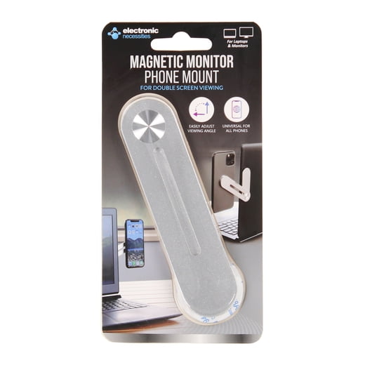 Magnetic monitor phone mount for laptops & computer monitors - Walmart.com