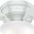 Hunter Low Profile 48" Home Ceiling Fan with LED Light and Pull Chain ...