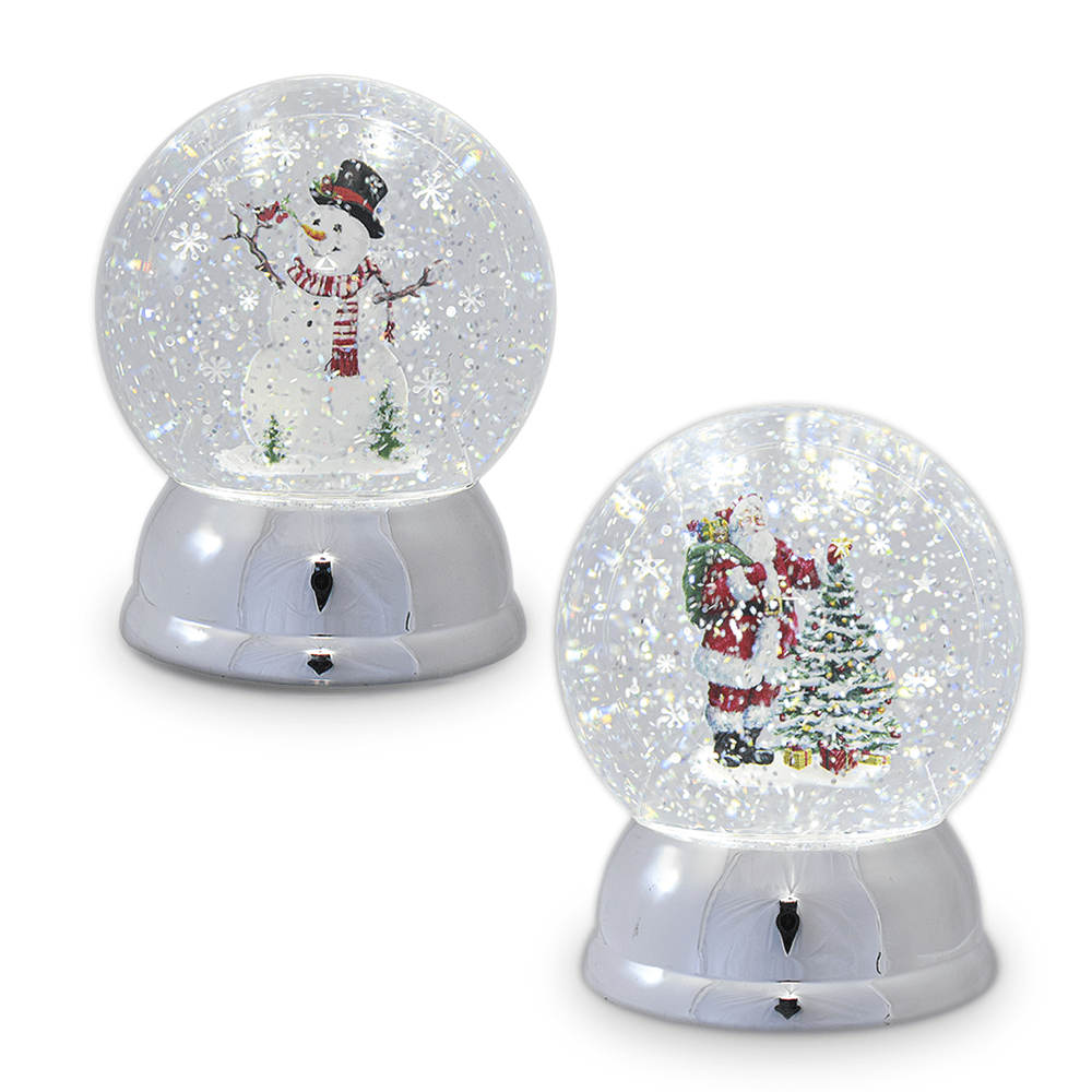 Midwest CBK LED Shimmer Snow Globes - Set of 2 - Walmart.com
