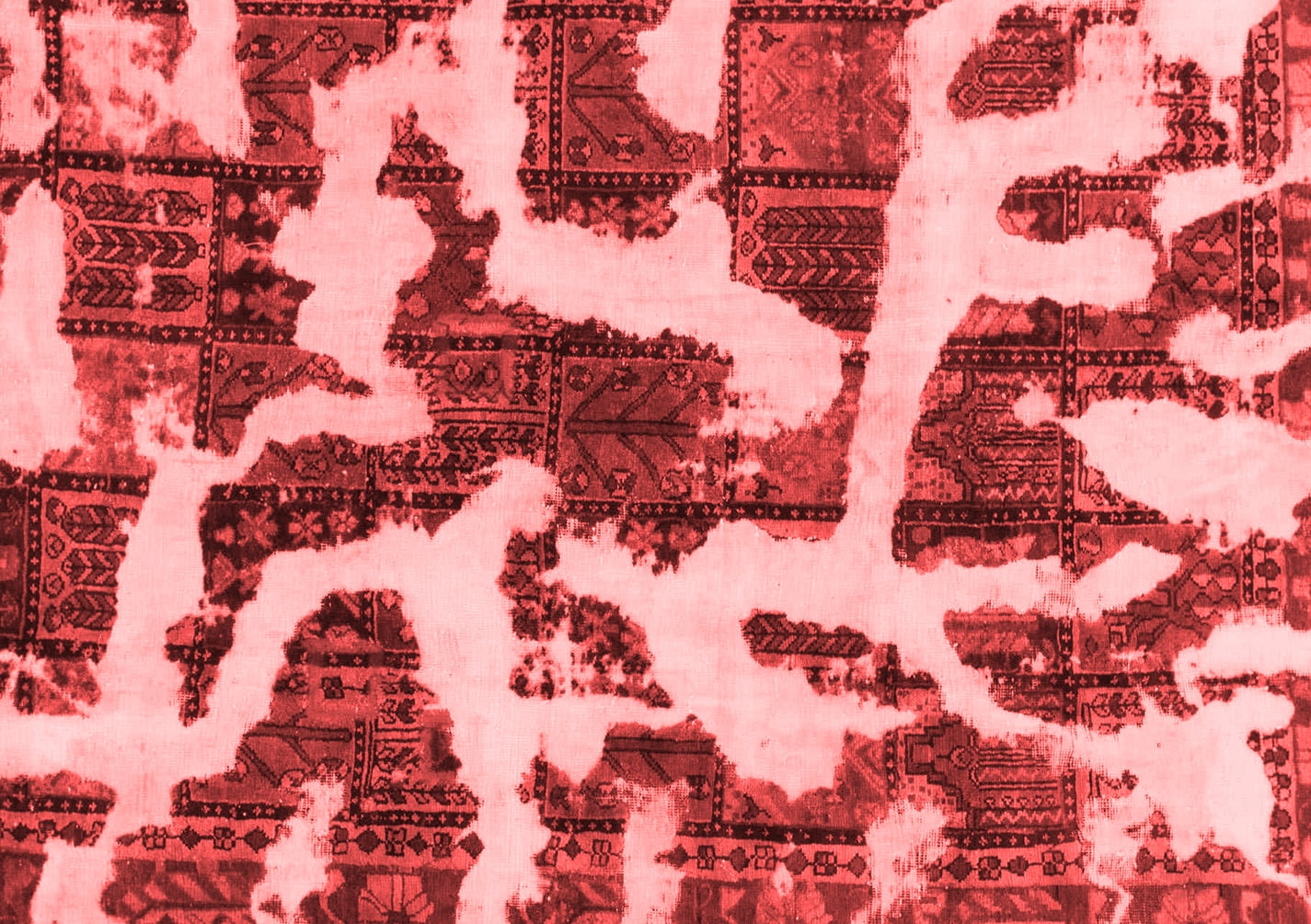 Ahgly Company Machine Washable Indoor Rectangle Abstract Red Modern ...