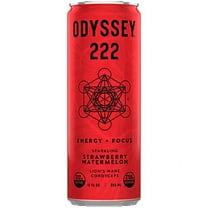 Odyssey Elixir Energy and Focus Sparkling Mushroom Drink, 222mg Cherry ...