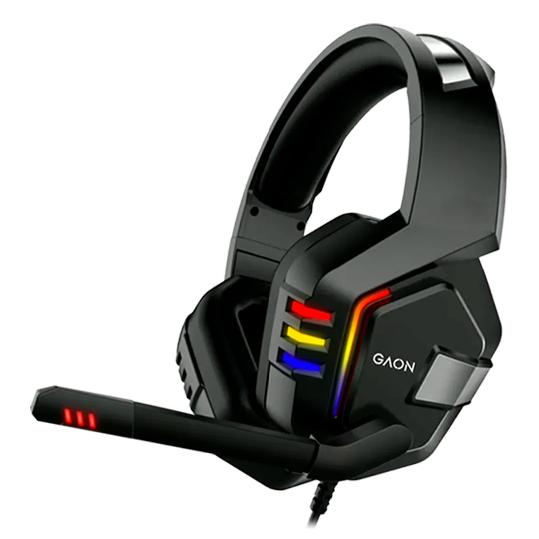 Audifonos Headset Gamer Gaon G168 Multiplataforma Black | Walmart en línea