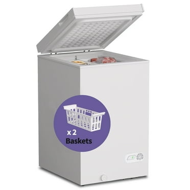3.5 Cu.ft Chest Freezer with Electronic Panel, Accurate Temperature ...