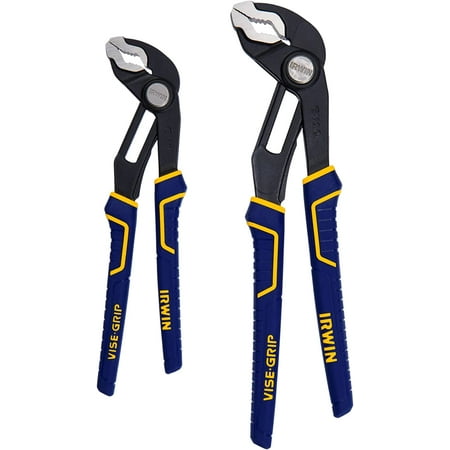 IRWIN Tools VISE-GRIP GrooveLock Pliers Set, V-Jaw, 2 Piece, 2078709 ...