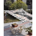 Gray Highland Cow Sun Shade Sail 6.5'X10' Abstract Animal My Hair Is ...