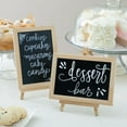 Juvale Wood-Framed Mini Chalkboard Signs - Double-Sided Chalk Board ...