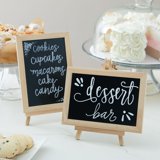 Juvale Wood-Framed Mini Chalkboard Signs - Double-Sided Chalk Board ...