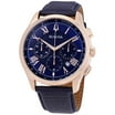 Free Shipping! Bulova Classic Chronograph Blue Dial Men's Watch 97B170 ...