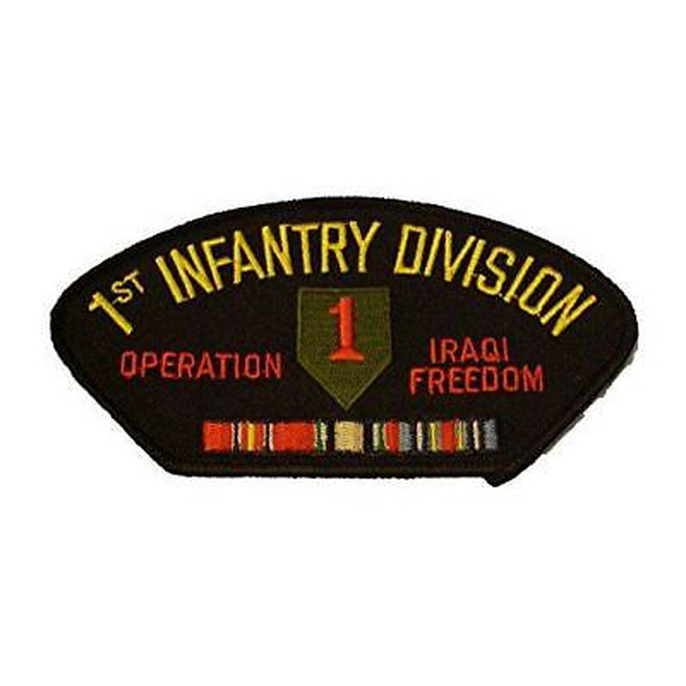 US ARMY FIRST 1ST INFANTRY DIVISION ID OPERATION IRAQI FREEDOM PATCH ...