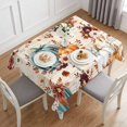 Autumn Harvest Pumpkin Thanksgiving Table Cloth 52x70in, Waterproof ...