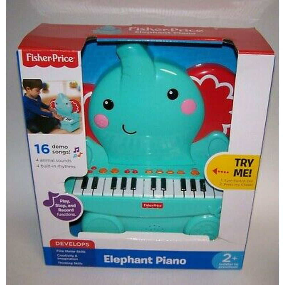 Fisher Price Elephant Electric Piano - Walmart.com - Walmart.com