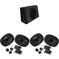 "Kicker Comp C12 Car Audio Triple 12"" Subwoofer Powered 1800 Watt Sub ...