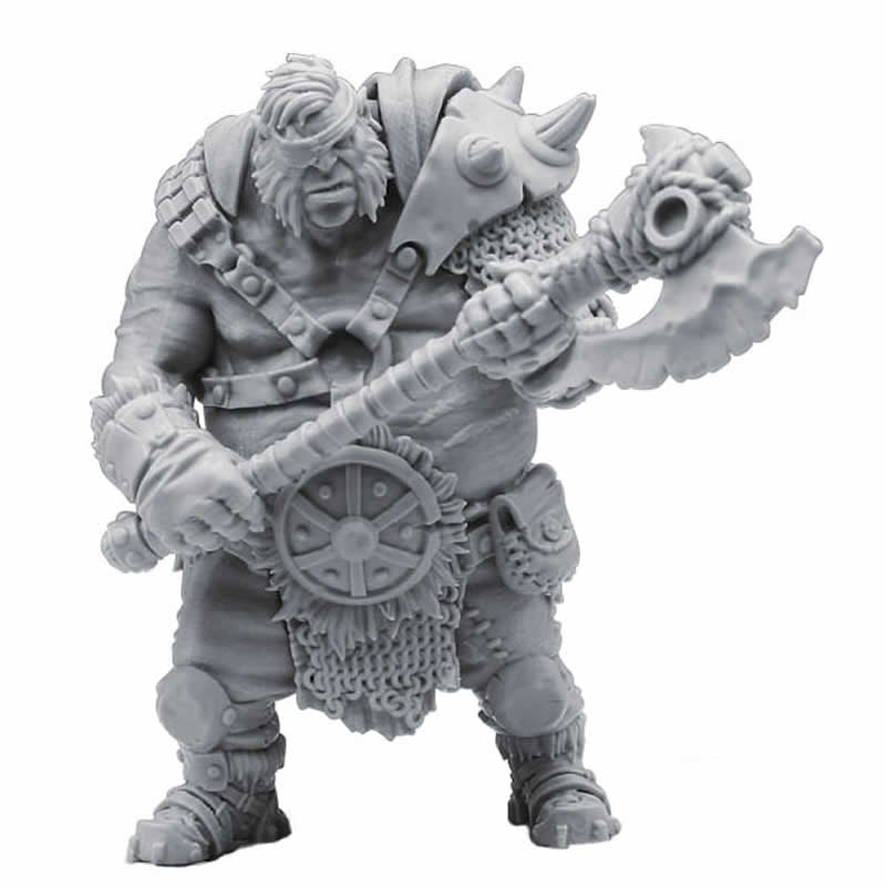 Khe Ogre Mercenary Figure Kit 28mm Heroic Scale Miniature Unpainted ...