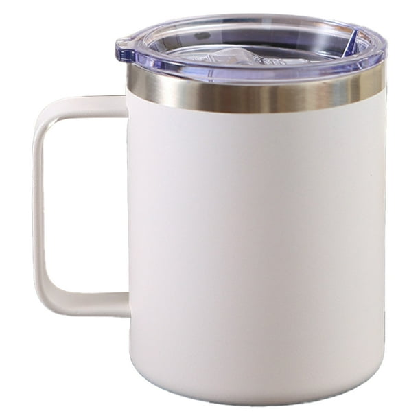 Vacuum Insulated Tumbler with Lid Stainless Steel Coffee Mug Cup with Handle - Walmart.ca