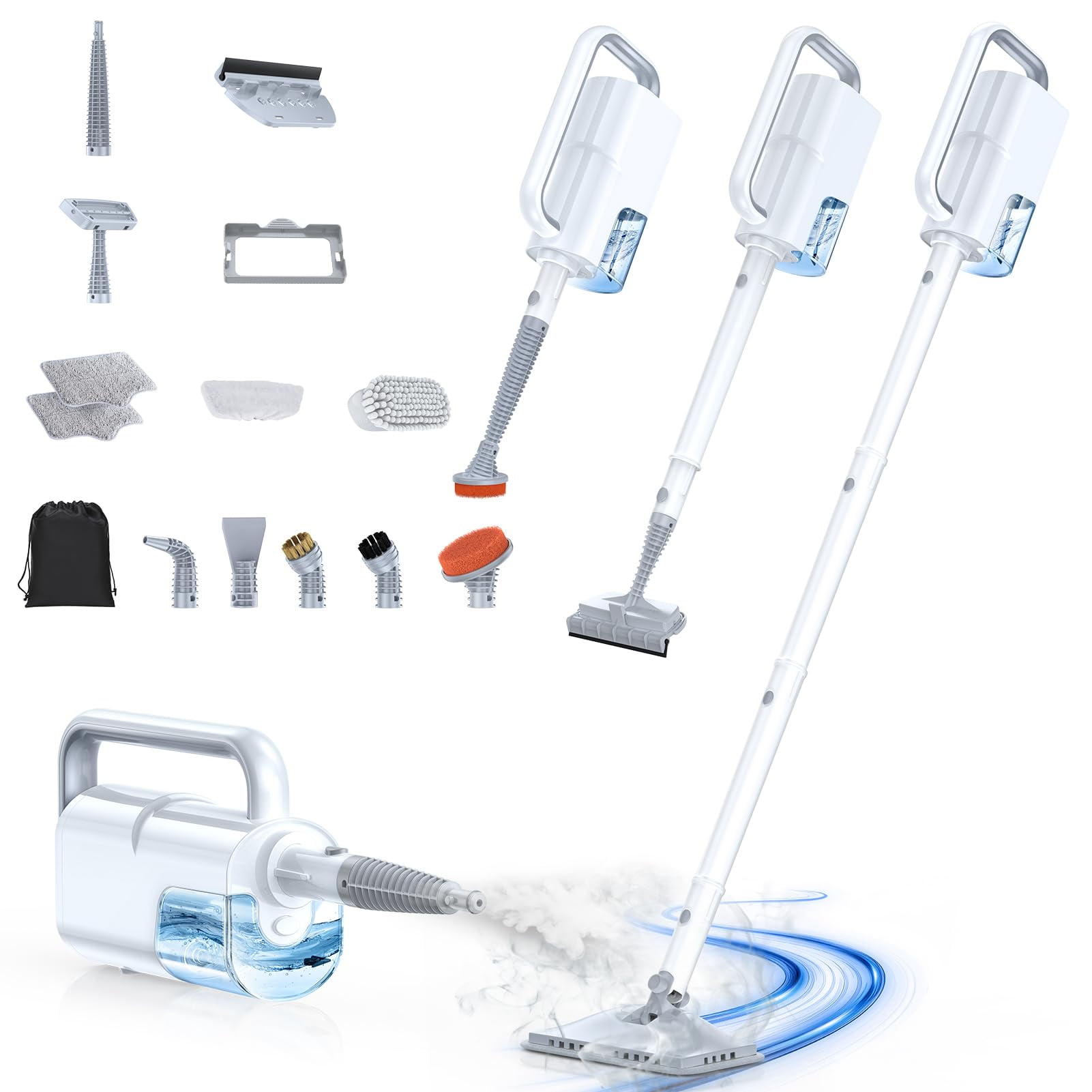 Click here for Scrubwiz Steam Mop With Detachable Handheld Steam... prices