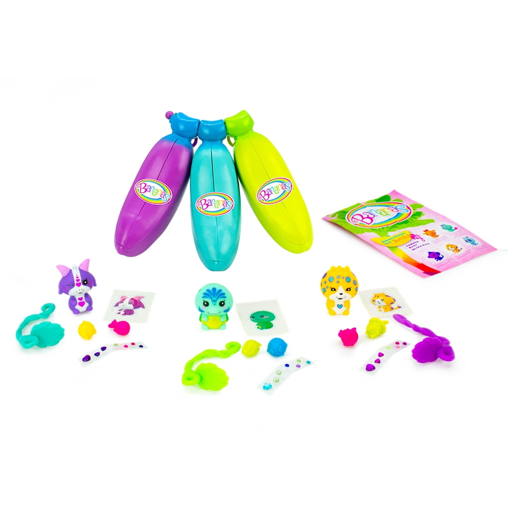 Bananas Bunches Collectible Toy, 3 Pack - Walmart.com - Walmart.com