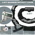 Apecyc 3.9FT Heavy Duty Bike Chain Lock, 8mm Security Bicycle Lock with ...