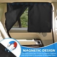 Car Window Shades, Side Window Sun Shade, 2 PCS Magnetic Double Layer ...