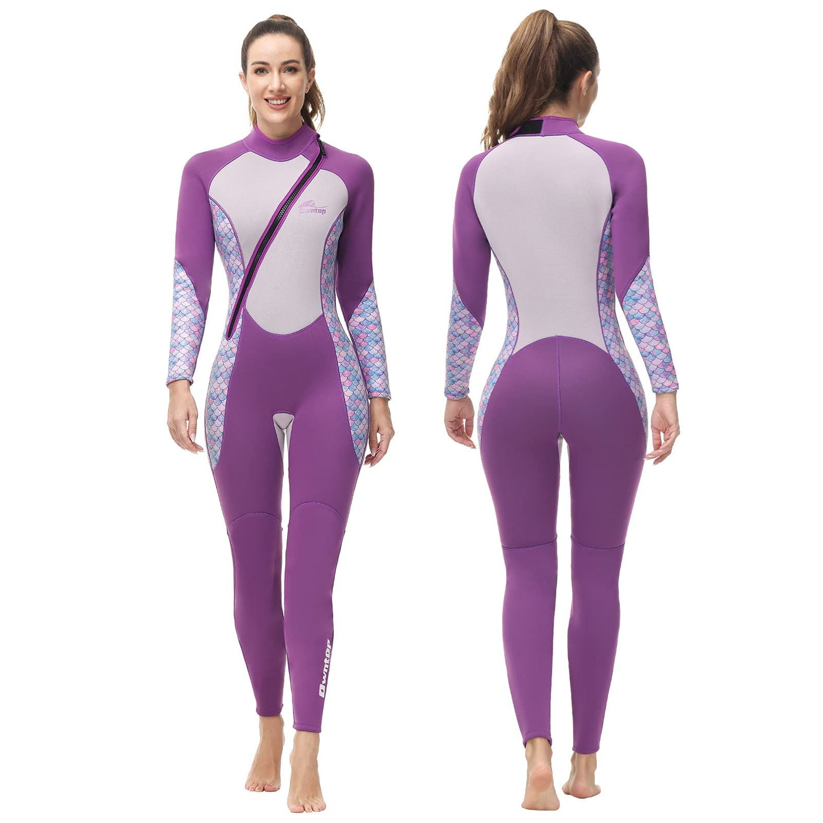 Owntop Wetsuit Women 3mm Neoprene Diving Suits Full Long Sleeve Keep ...