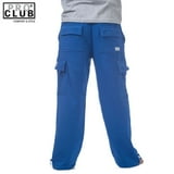 Pro Club Men's Heavyweight Fleece Sweatpants Cargo Style in Royal Blue ...