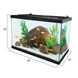 Tetra 20 Gallon Glass LED Aquarium Kit - Walmart.com