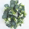 Limei Artificial Eucalyptus Leaves Garland Silk Greenery Vine Hanging ...