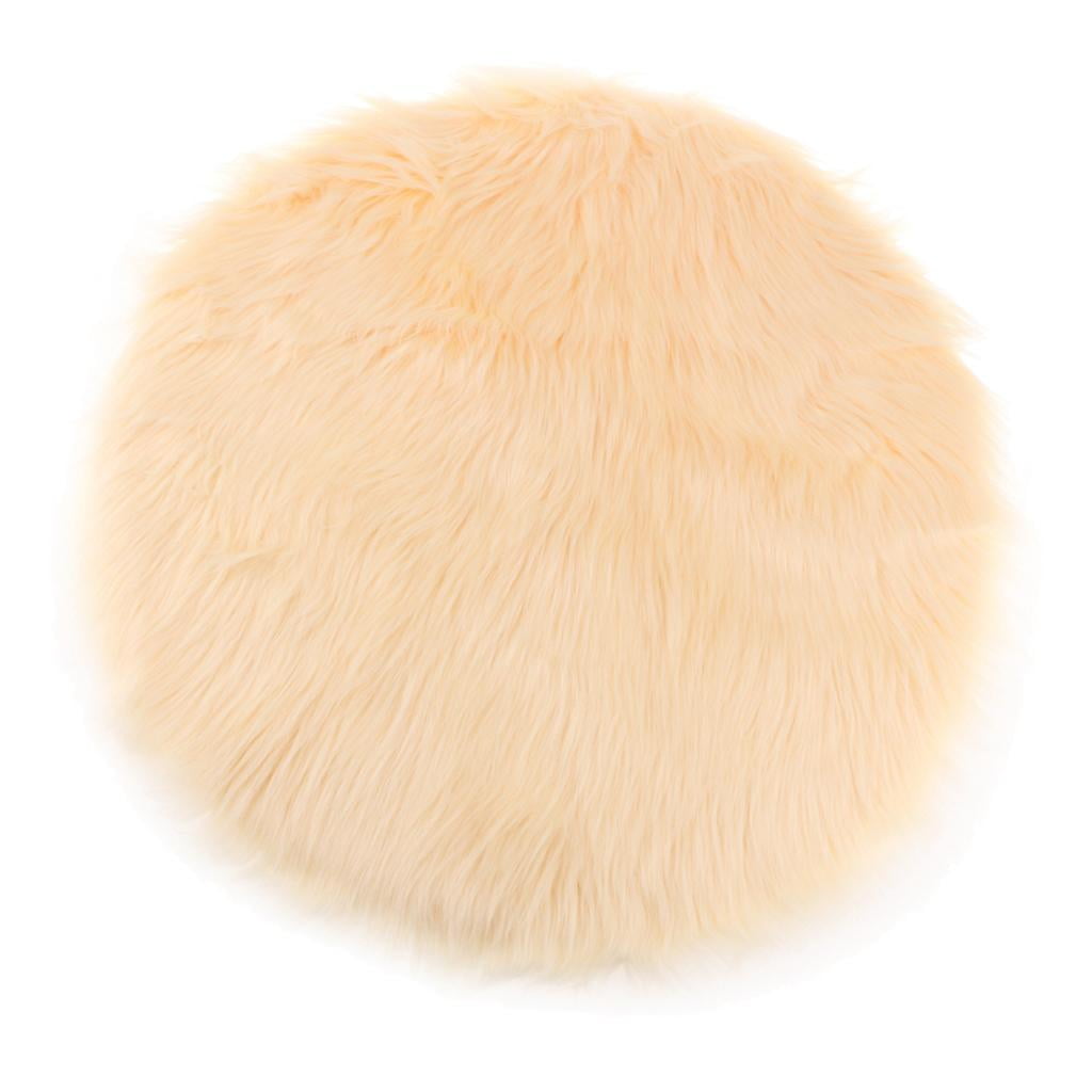 Click here for Growth Tank Faux Round Cushion Seat Pad  Soft Rugs... prices