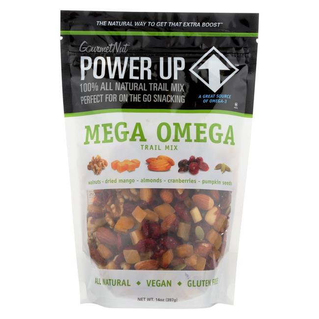 Gourmet Nut HG2278729 14 oz Trail Mix Mega Omega Nuts Snacks - Case of ...